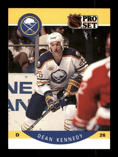 1990 Dean Kennedy 22 Buffalo Sabres 26 Pro Set Hockey Sports Trading ...