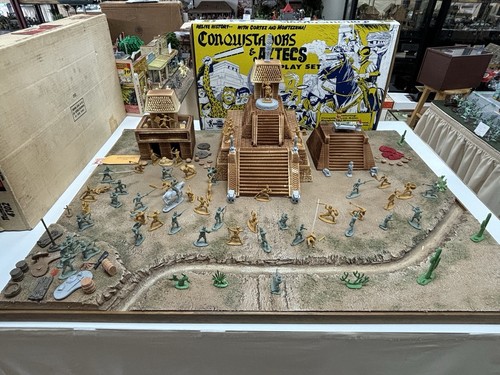 Vintage Barzo Conquistadors And Aztecs Playset Complete CR | eBay