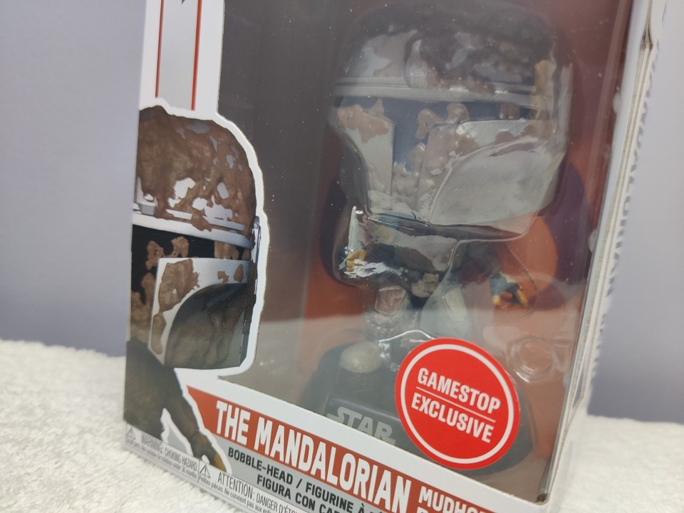 Funko Pop Star Wars The Mandalorian Mudhorn Battle Gamestop Exclusive ...
