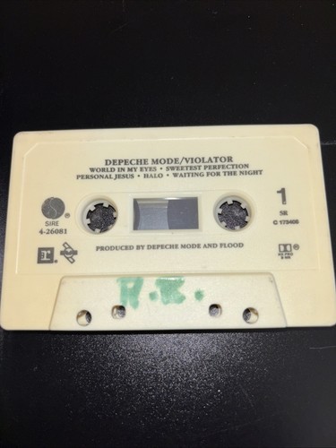 Depeche Mode Violator Cassette Tape 1990 Sire Records - Tested (D2) | eBay