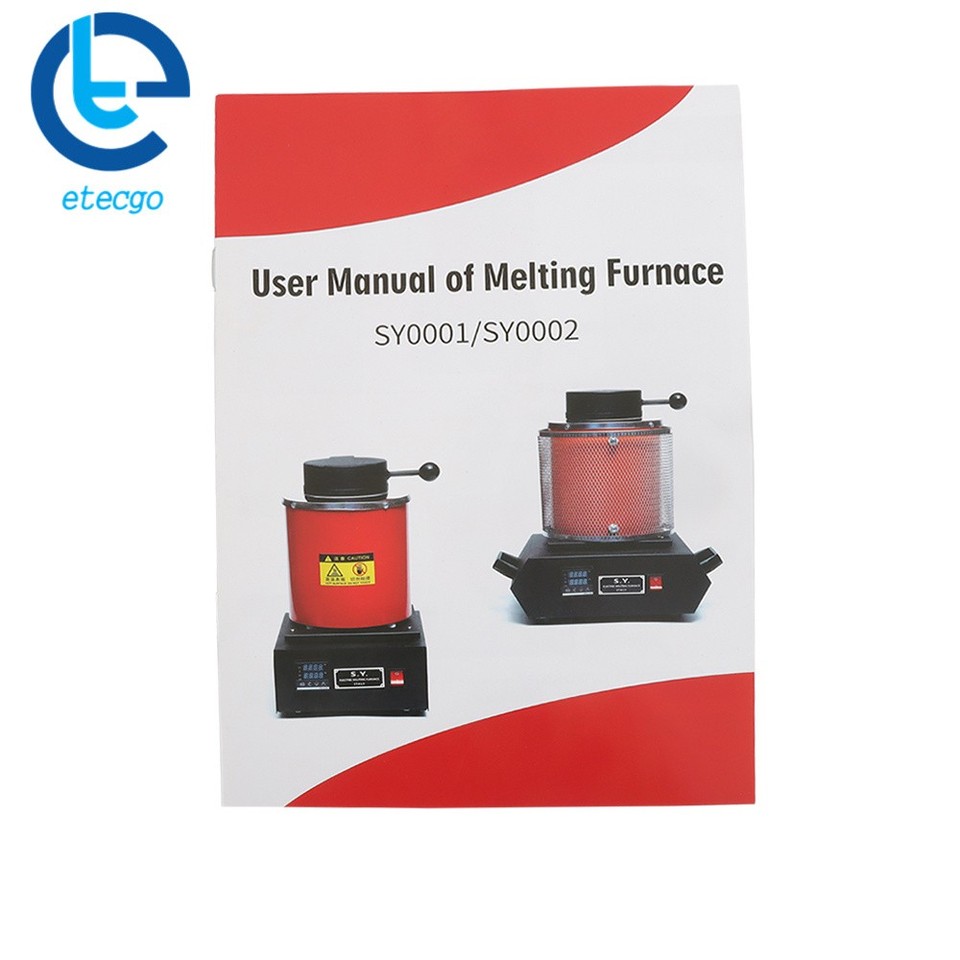 110V Upgraded Electric Gold Melting Furnace Forge kit 1400W Mesh 3KG ...