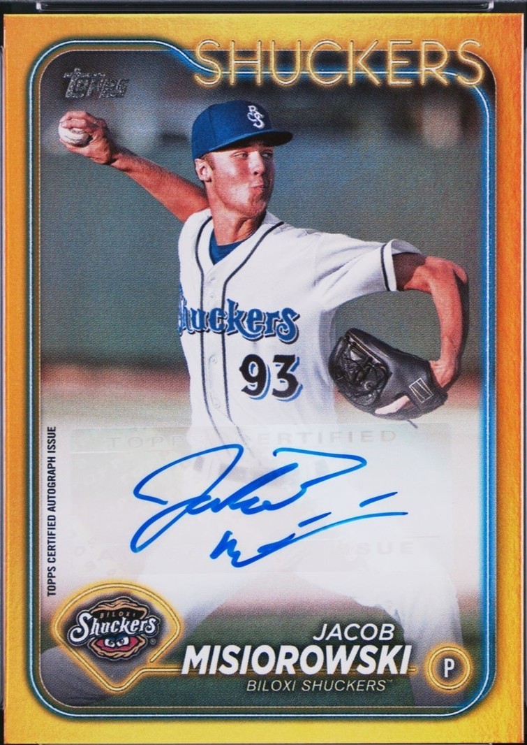 2024 Topps Pro Debut - Jacob Misiorowski #PD-171 Gold Foil Autographs ...