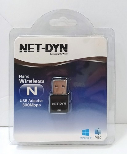 NET-DYN 300Mbps 802.11N/G Nano Mini Wireless-N USB Internet WiFi ...
