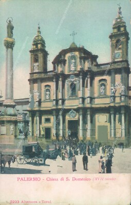 ab216 cartolina palermo citta' chiesa di s.domenico | eBay