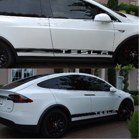 Tesla body decal side body AWESOME UNIQUE TESLA MODEL X MODEL S CHECK ...