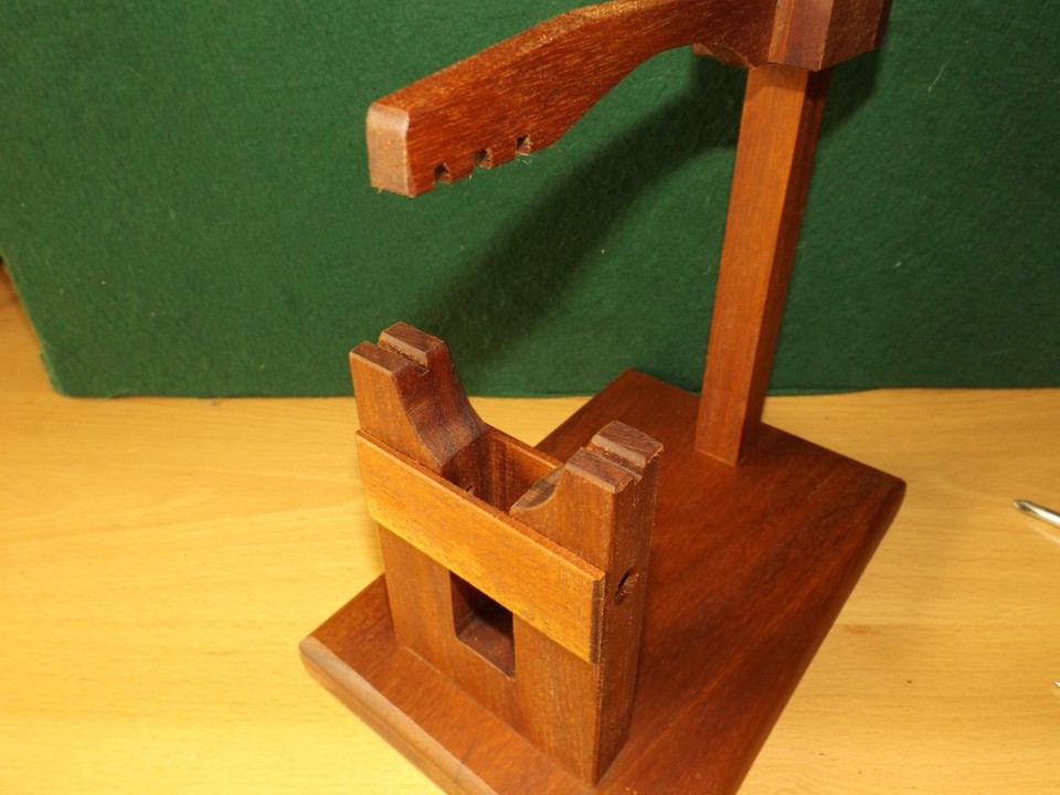 Clock repairers movement test stand Fusse, wall, Westminster French ...