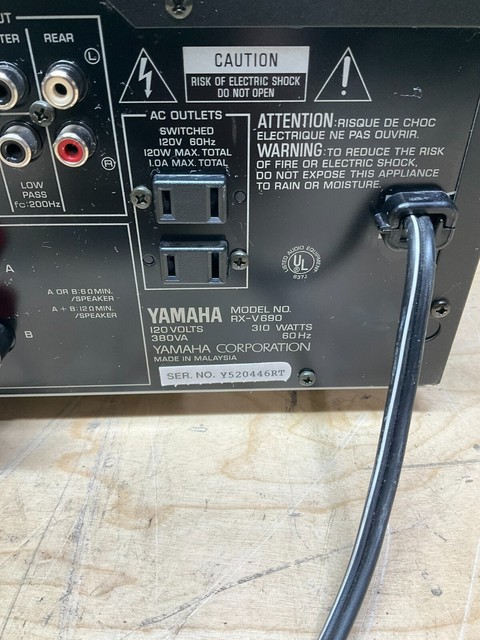 Yamaha RX V690 5.1 Channel 80 Watt Receiver for sale online | eBay