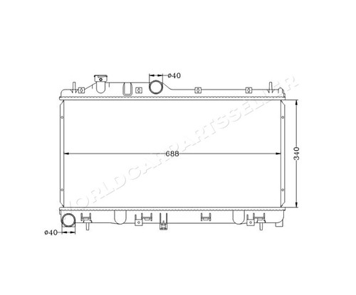 Radiator For SUBARU FORESTER 12-13 45111SG000 | eBay