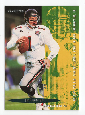 EXMT- 1995 Fleer 18 Jeff George Atlanta Falcons Card | eBay