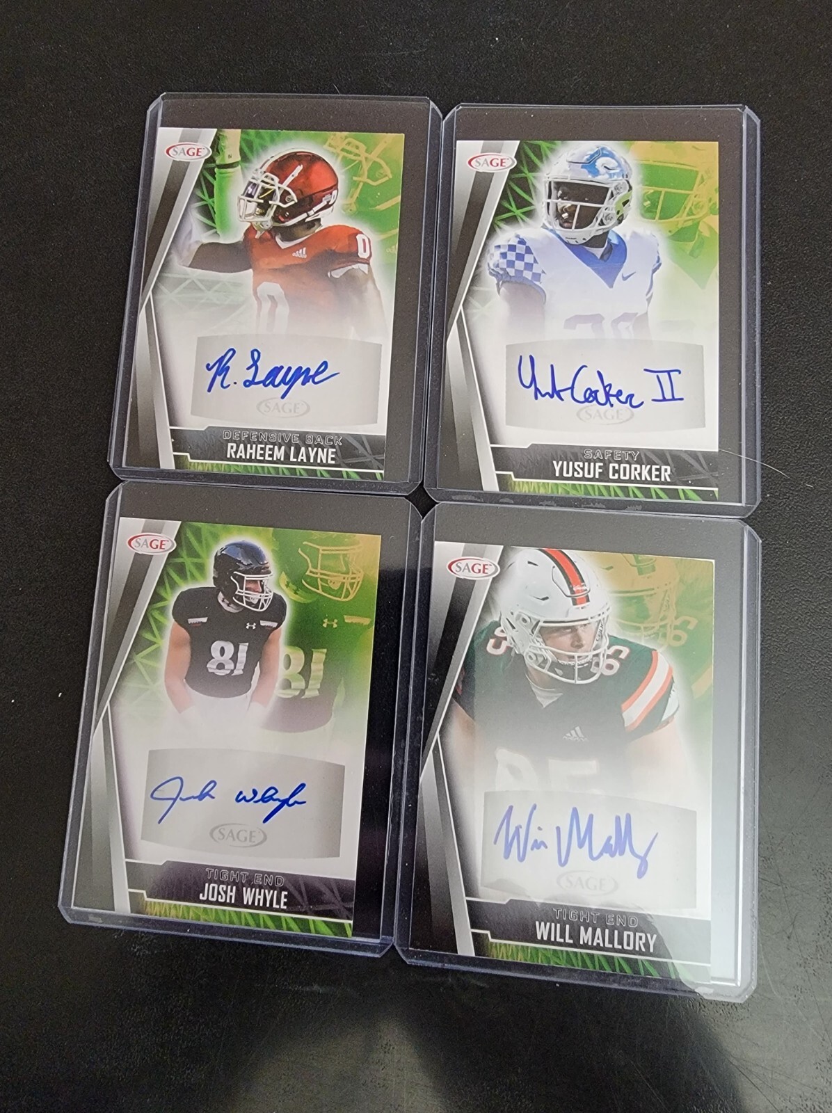 Lot of 13 2022 Sage Autographed Rookie Cards Black | eBay