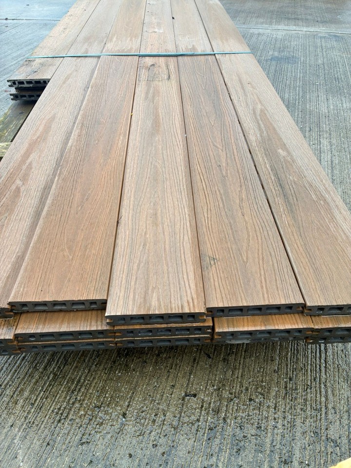 SPICED OAK COMPOSITE DECKING - GREAT DISCOUNT, RRP £1000+ | eBay UK