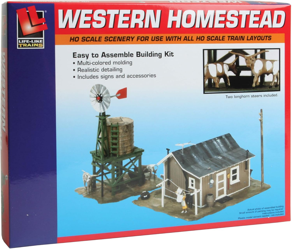 HO Scale Building Kits - Western Homestead | eBay