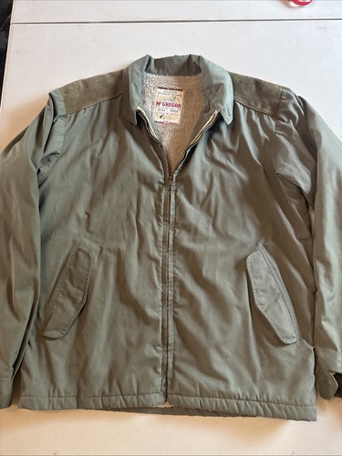 Vintage rare 50s 60s McGregor Science Jacket Size 38 Nylon Orlon | eBay
