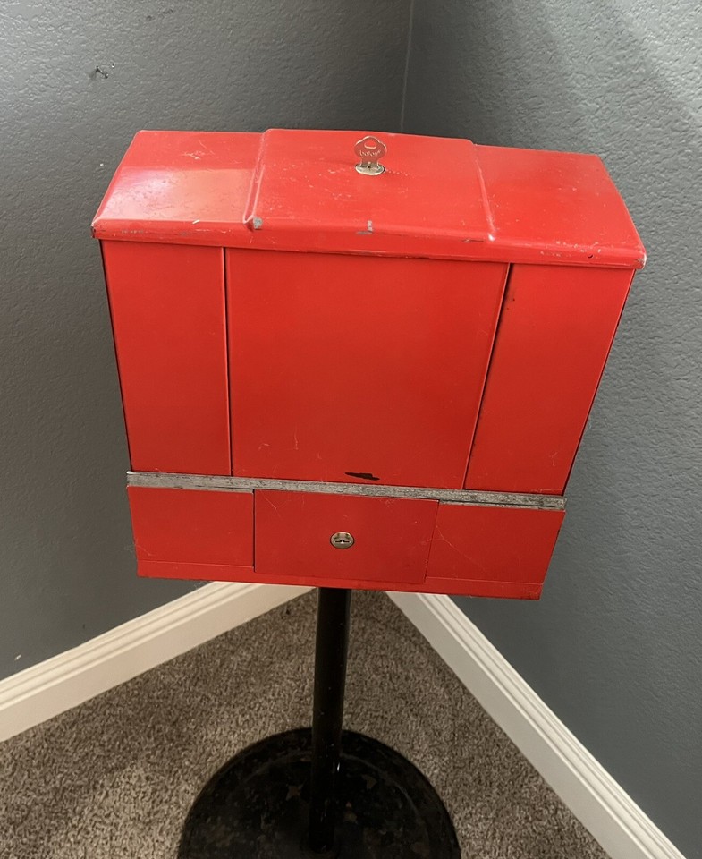 Circa 1950’s Oak Premier Baseball Card Gumball Machine ***Fantastic ...