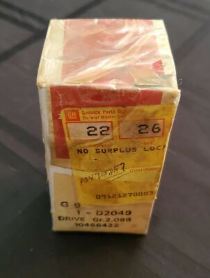 DELCO REMY VINTAGE GENUINE STARTER DRIVE D2049 10456422 10NT GM Starter ...