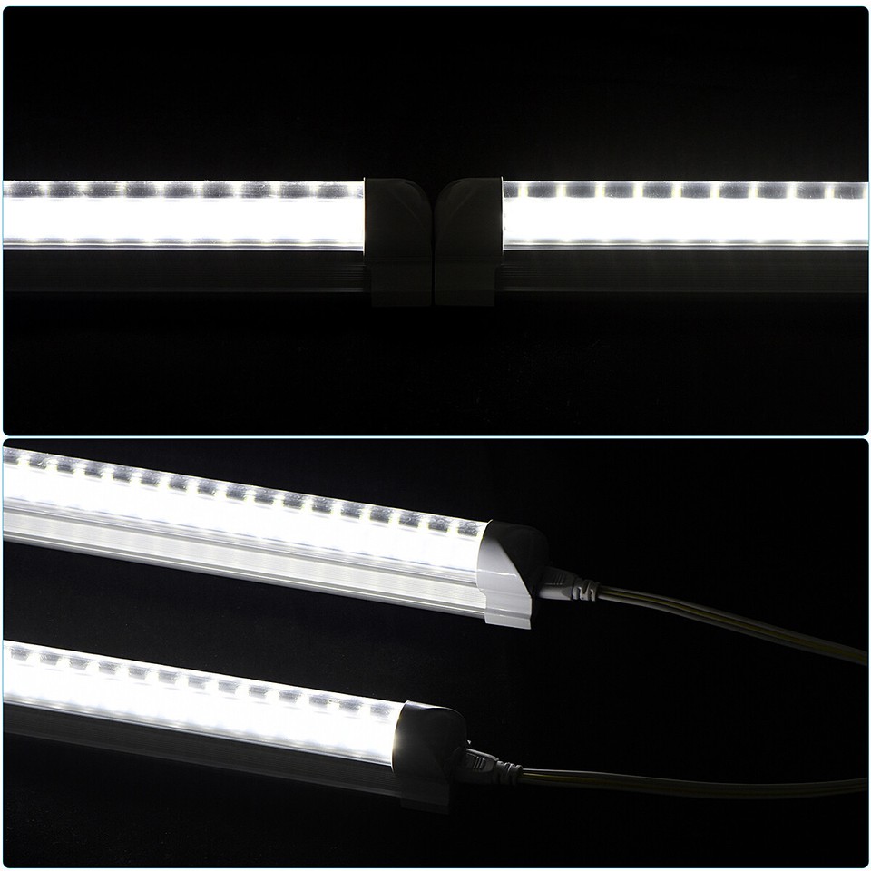 10 Pack 8 Foot Led Shop Lights 8FT Led Tube Light 150W T8 Integrated 8 ...