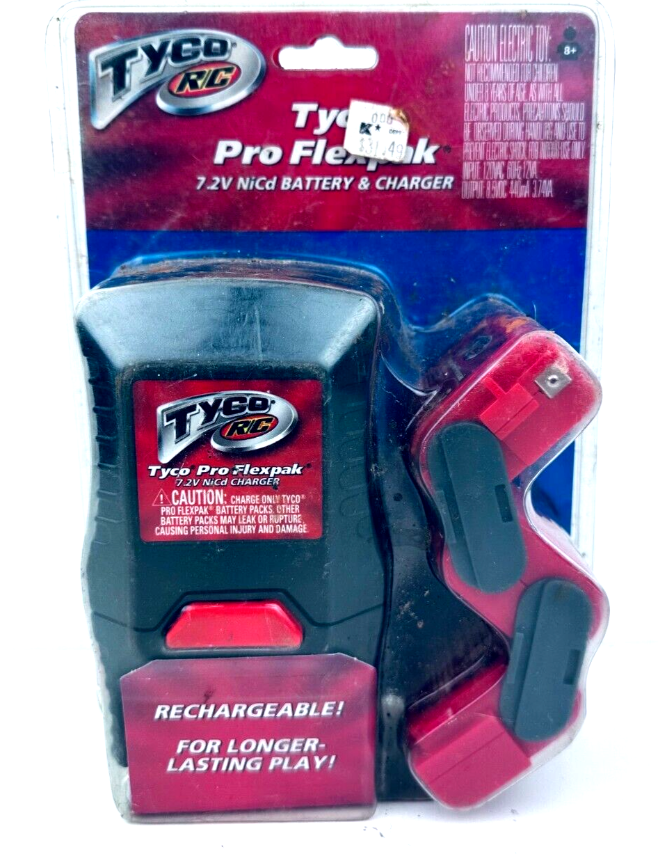 TYCO RC Pro Flexpak 7.2 NiCd Battery Charger New/factory Shell Shocker ...