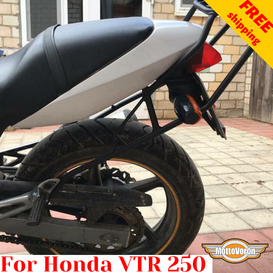 For Honda VTR 250 Rear luggage rack VTR250 Rear rack for cases or soft ...