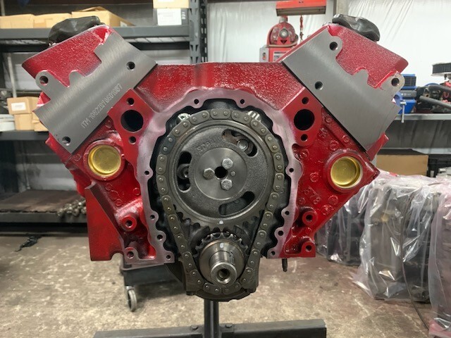 GM Marine Chevrolet Chevy SBC 350 5.7L Vortec 2-Bolt Main Engine Long ...