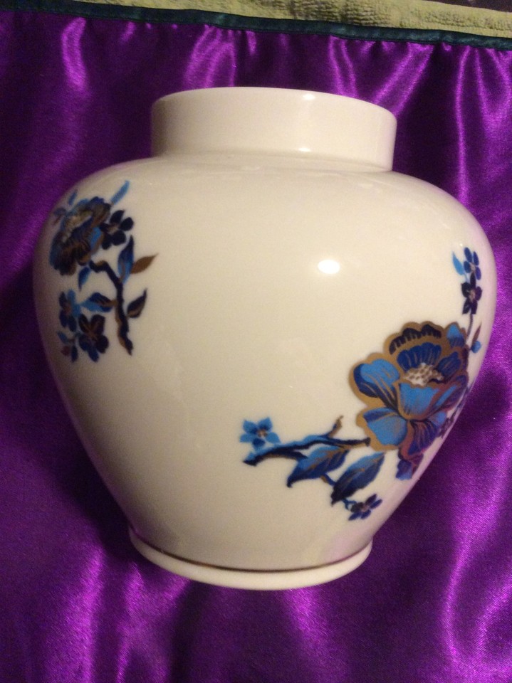 Lenox USA Pagoda Ginger Jar Lidded Porcelain 24k Gold Trim Vintage 7 ...