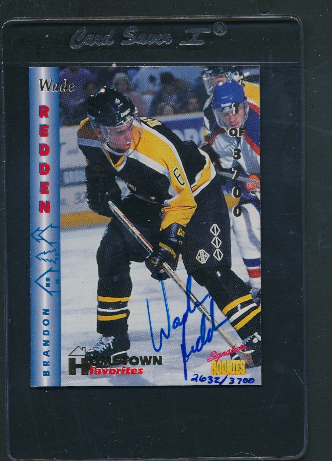 1995 Signature Rookies #HT2 Wade Redden Brandon Signed Auto *D3563 | eBay