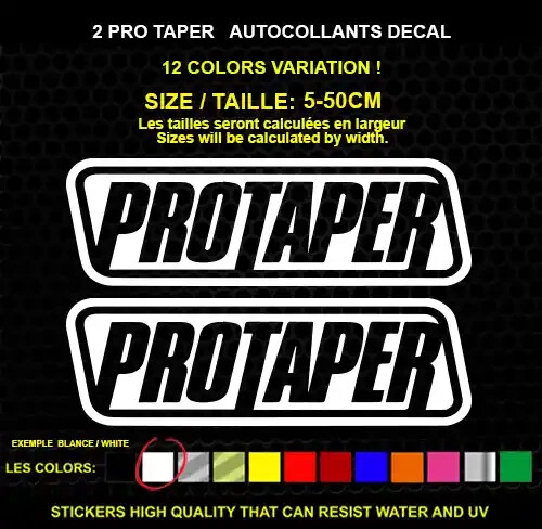 2 PROTAPER sticker Genuine decal sticker WATERPROOF STICKERS | eBay