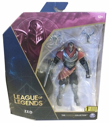 League of Legends The Champion Collection 6-Inch Zed Collectible Figure ...