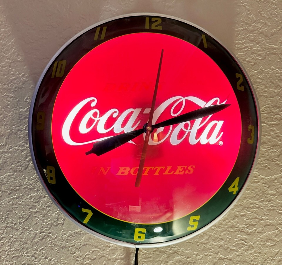 VINTAGE STYLE RETRO COCA COLA (COKE) DOUBLE BUBBLE ADVERTISING ELECTRIC ...