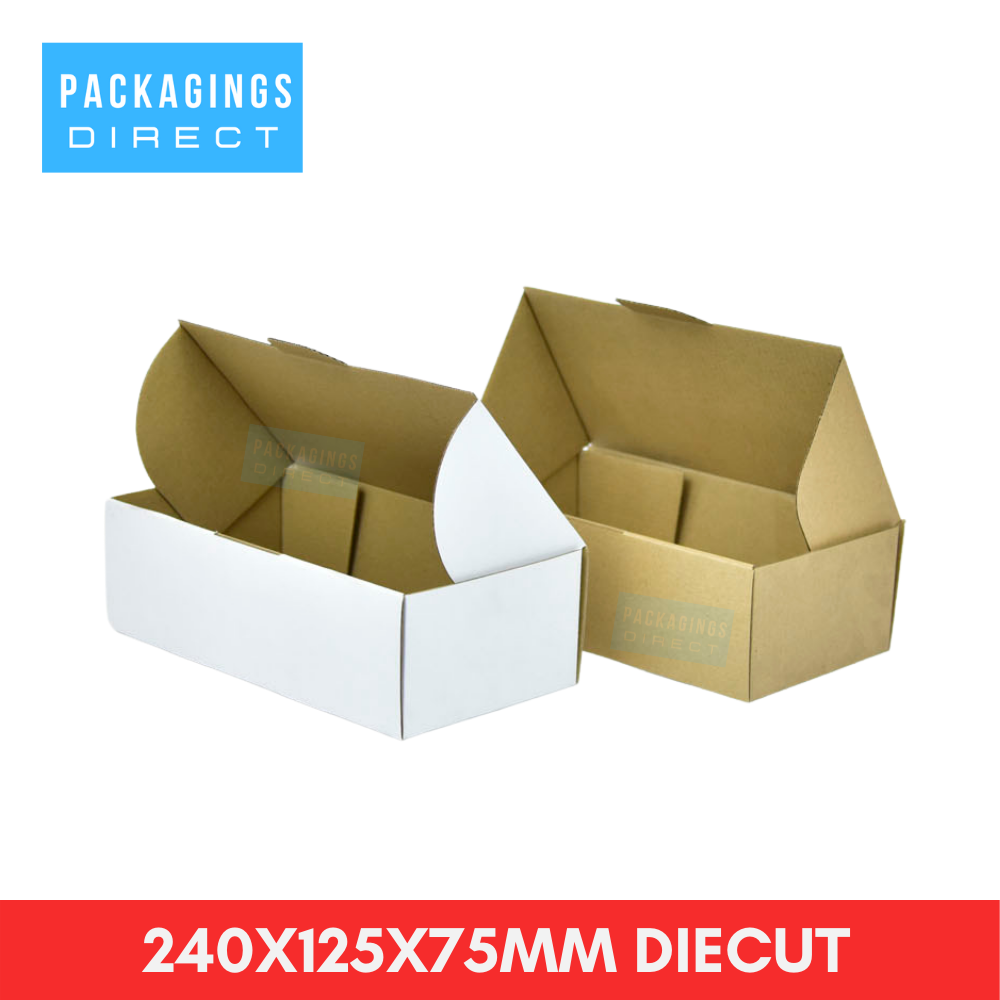20x Mailing Box 240 x 125 x 75mm Carton fit AusPOST 500g / Small ...