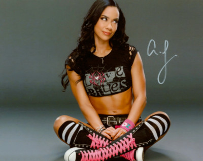 AJ Lee Autographed 8x10 Wrestling WWE Diva Auto Signed Reprint | eBay