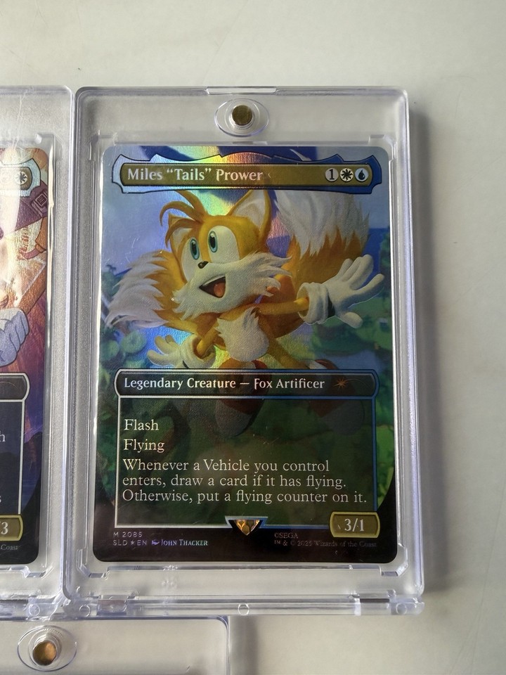 Sonic The Hedgehog Magic The Gathering Secret Lair Full Foil Set ...