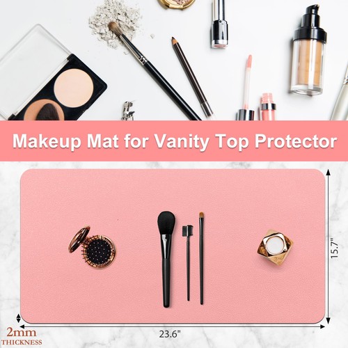 Makeup Mat for Vanity - Waterproof | Oil-Proof | Dust-Resistant | Soft ...