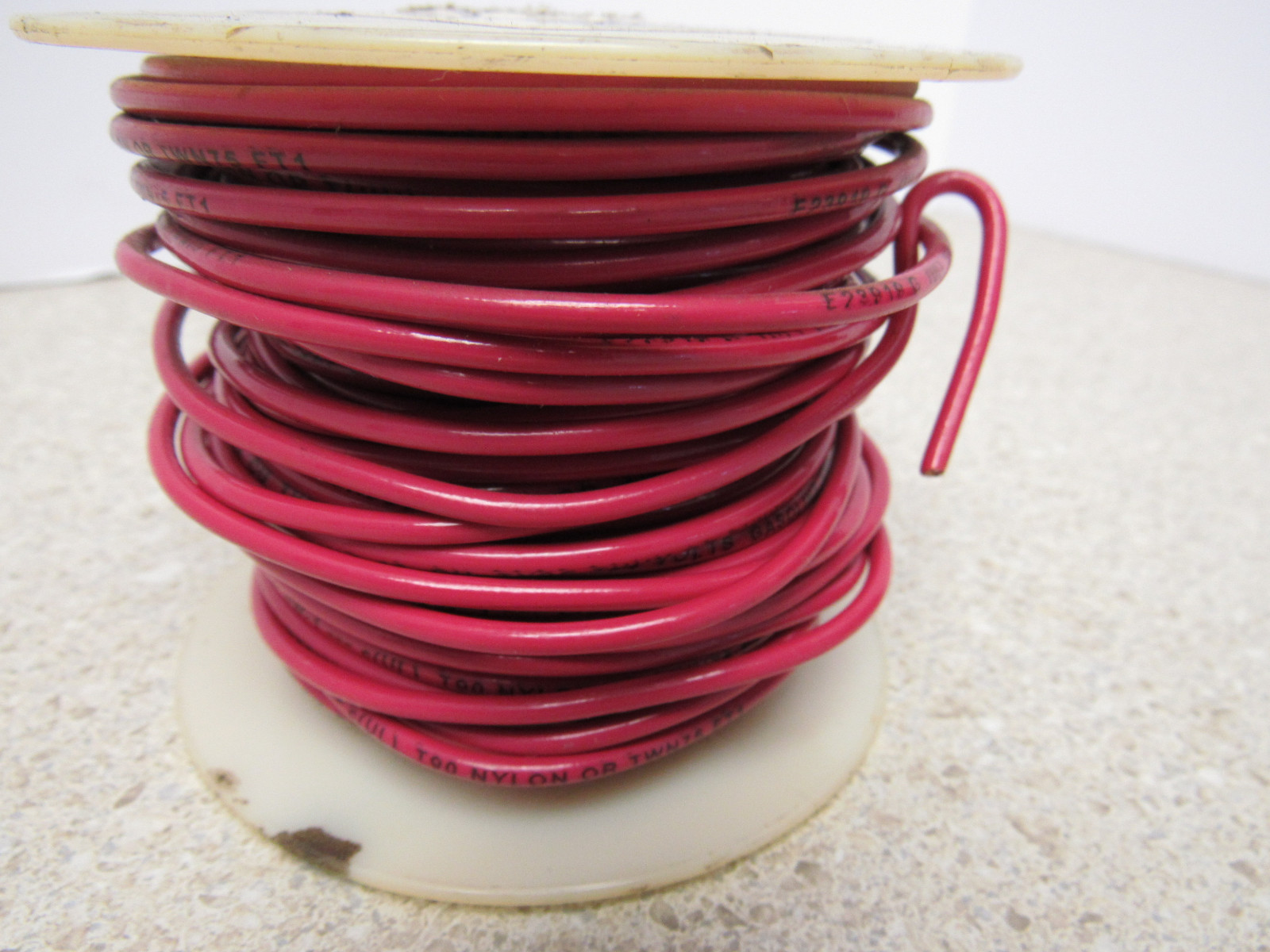 12AWG RED COPPER E23919 G,THHN OR THWN,VW-1 T-NYLON,YM-680,590,TWN75 FT ...