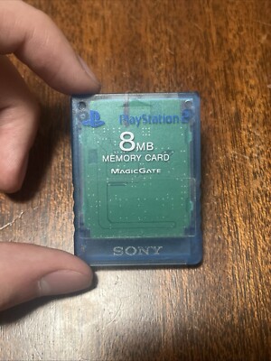 Official OEM Sony Playstation 2 PS2 8MB Magicgate Memory Card SCPH ...