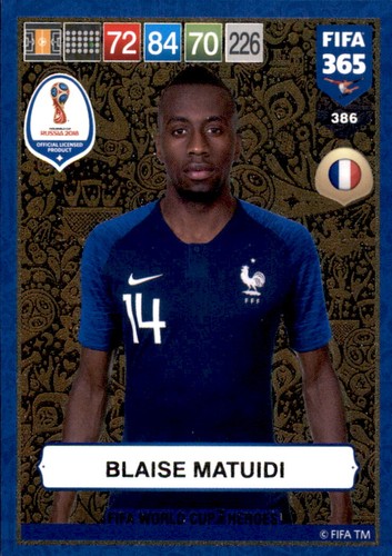 2019 FIFA 365 CARDS - 386 - BLAISE MATUIDI - FIFA World Cup Heroes | eBay