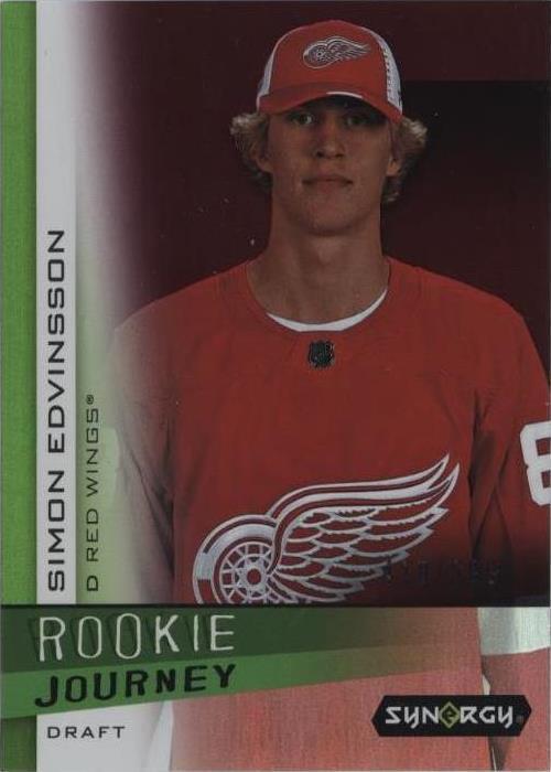 2023-24 Upper Deck Synergy - Rookie Journey Simon Edvinsson #RJ-5 Draft ...