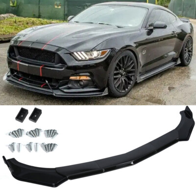 For Ford Mustang GT Front Bumper Lip Chin Spoiler Splitter Body Kit ...