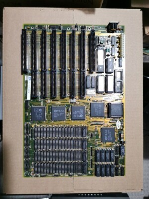 Siemens Intel 286-12 motherboard 1mb DRAM AMI BIOS 1989 VLSI Chip Retro ...