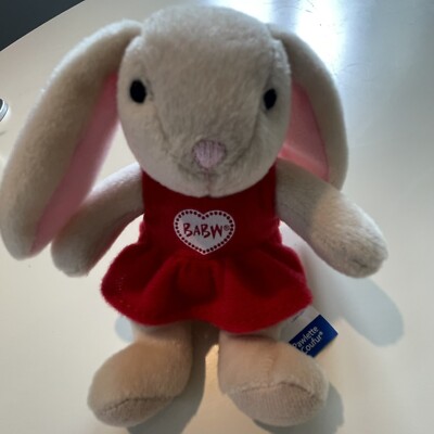Build A Bear Workshop Mini Bunny Pawlette Coufur With Red Dress | eBay