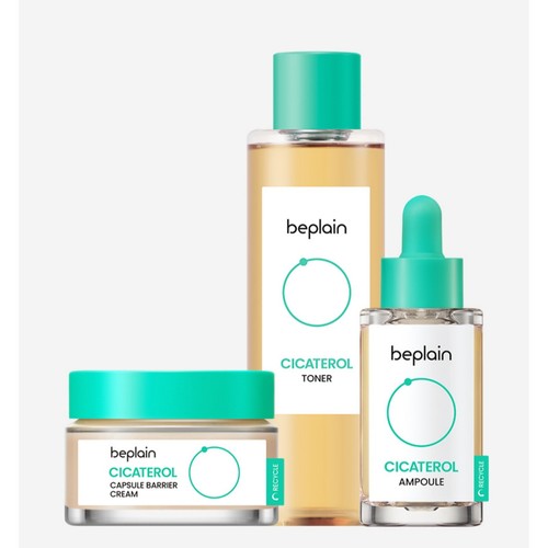 Beplain Vegan Cicaterol Toner 200ml+Ampoule 30ml+Cream 50ml Soothing ...
