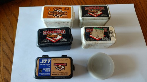 Lot of 6 1980's Crosman Copperhead .177 Caliber Lead Air Gun Pellets ...