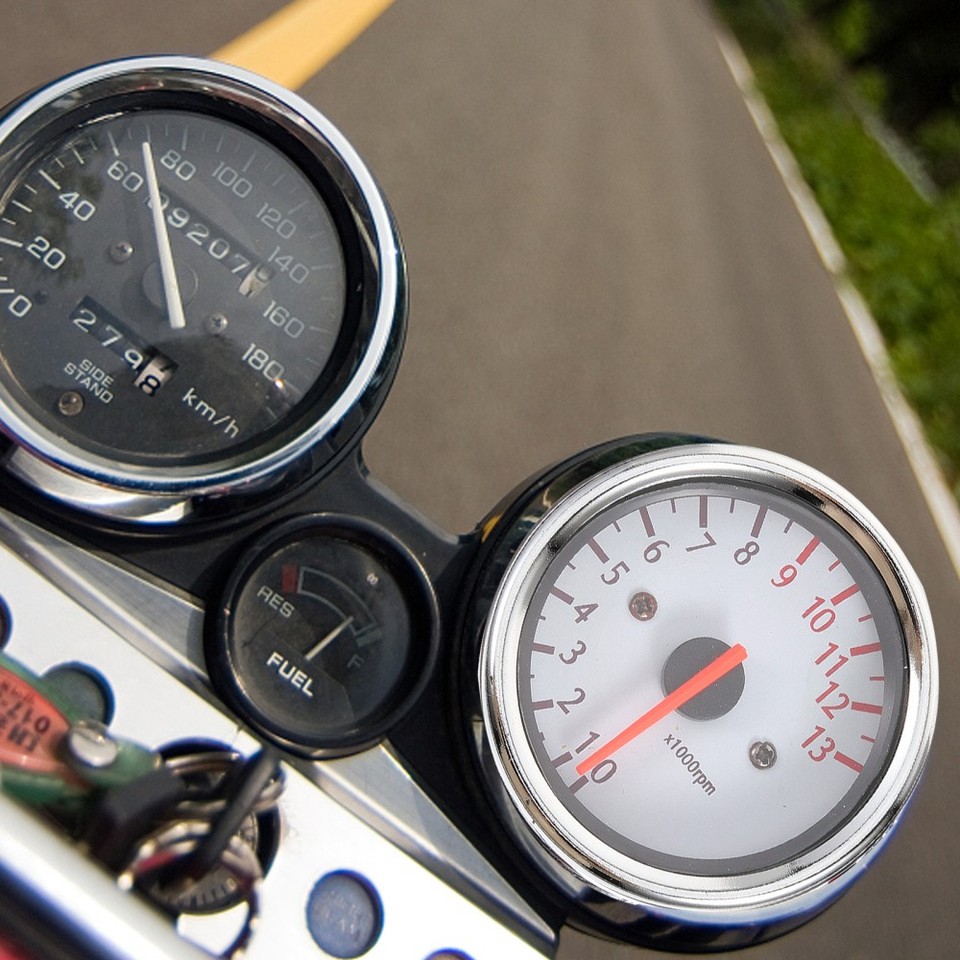 Pointer-type Tachometer Universal Motorcycle Speedometer Cluster | eBay UK