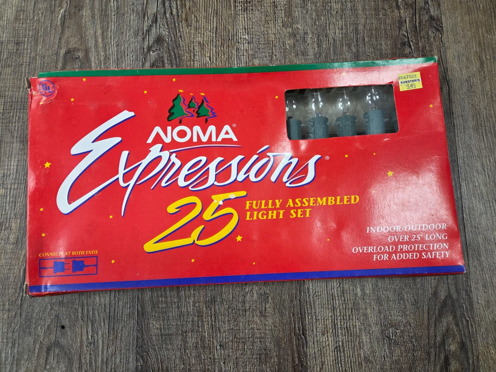 Vintage Noma Expressions 25 Assembled Light Set Christmas Lights New In ...