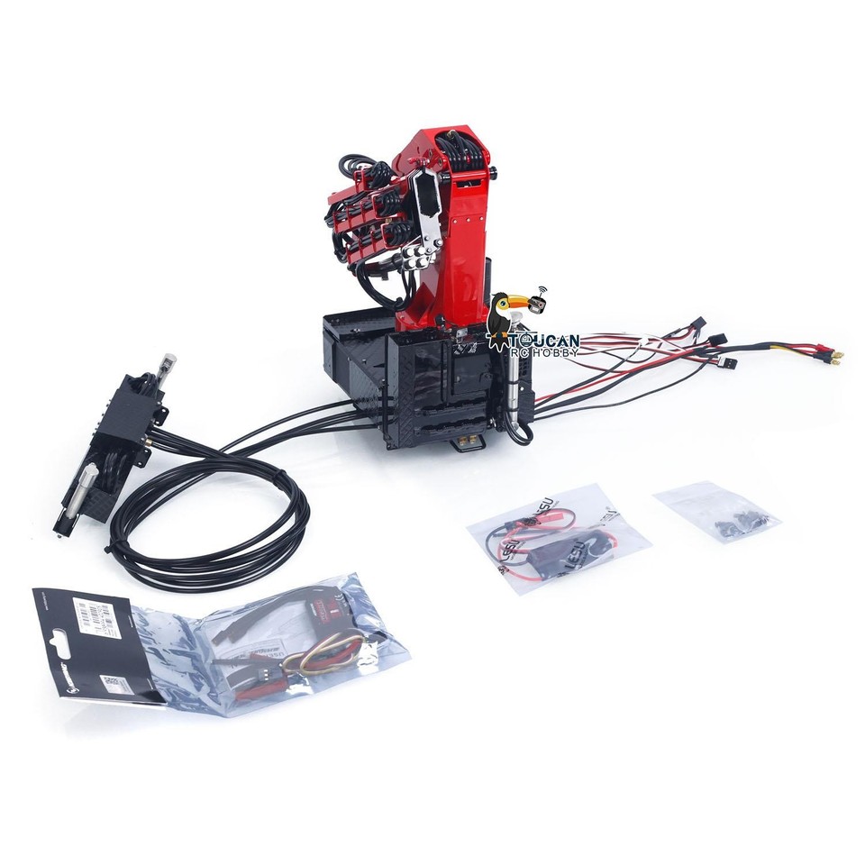 LESU RC 1:14 Hydraulic Truck RTR Crane for Dumper Model W/ 4pic LED ...