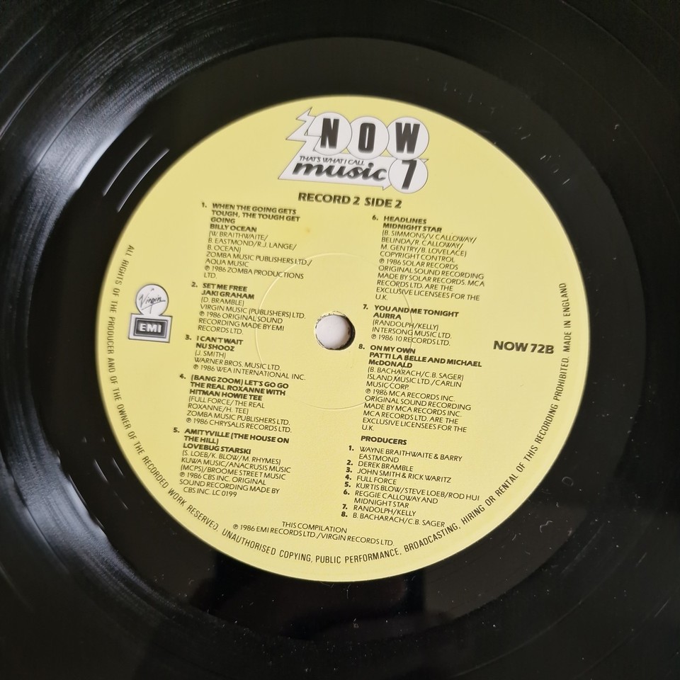 Now That's What I Call Music 7 Vinyl Record Double Album, Near Mint ...