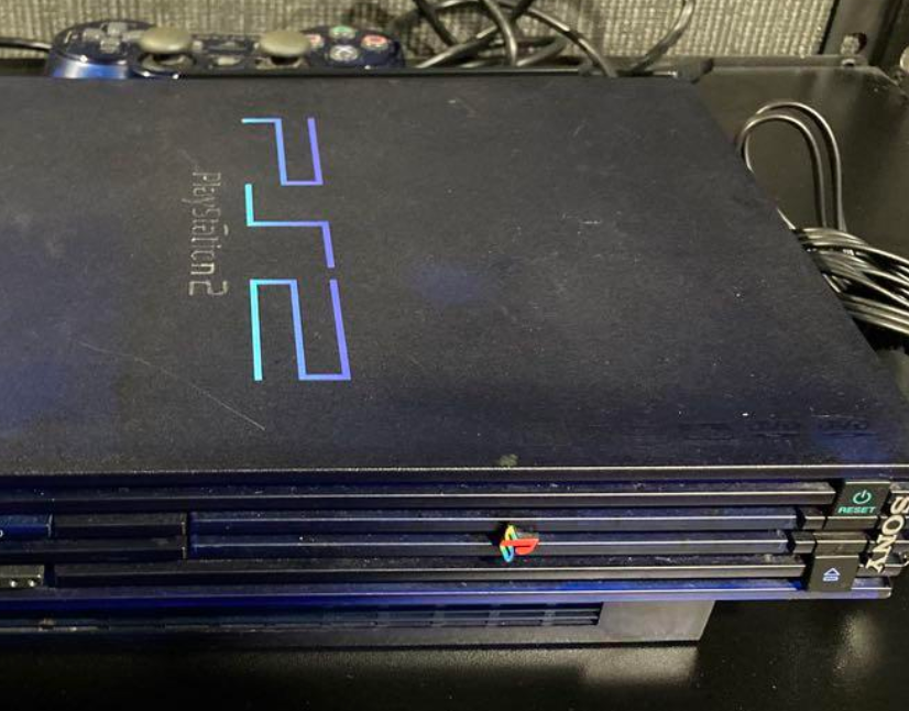 Sony PlayStation 2 PS2 BB unit Console Black SCPH-50000 with controller ...