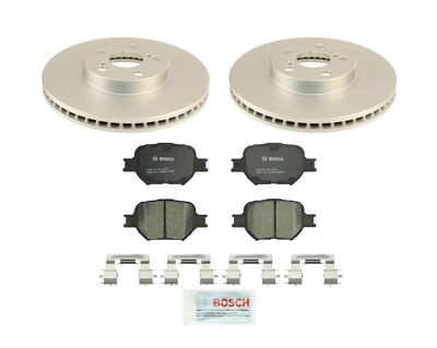 Bosch 2 Front Vented Rotors 274mm & Ceramic Disc Brake Pads Kit For ...