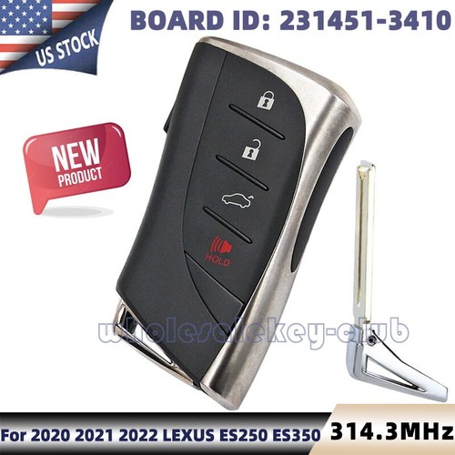 FOR 2020 2021 LEXUS ES250 ES350 REMOTE SMART KEY FOB HYQ14FBZ 8990H ...