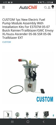 Custom 1 Pc New Electronic Fuel Pump Module Assembly E3707M | eBay