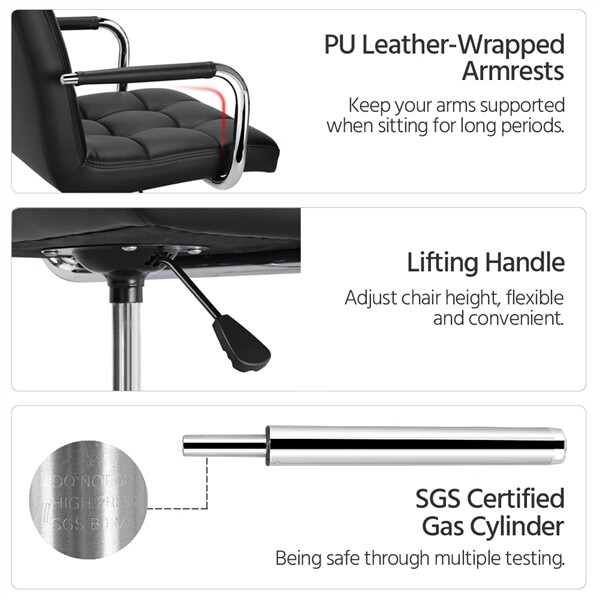 Computer Desk Laptop Table with Drawer and Adjustable Chair Set for ...